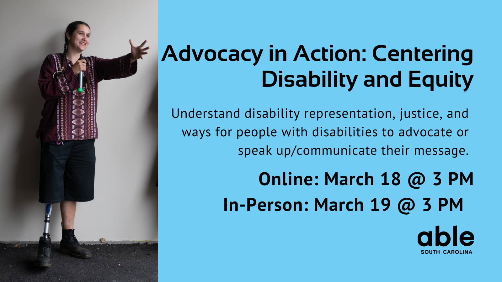 Advocacy in Action: Centering Disability and Equity